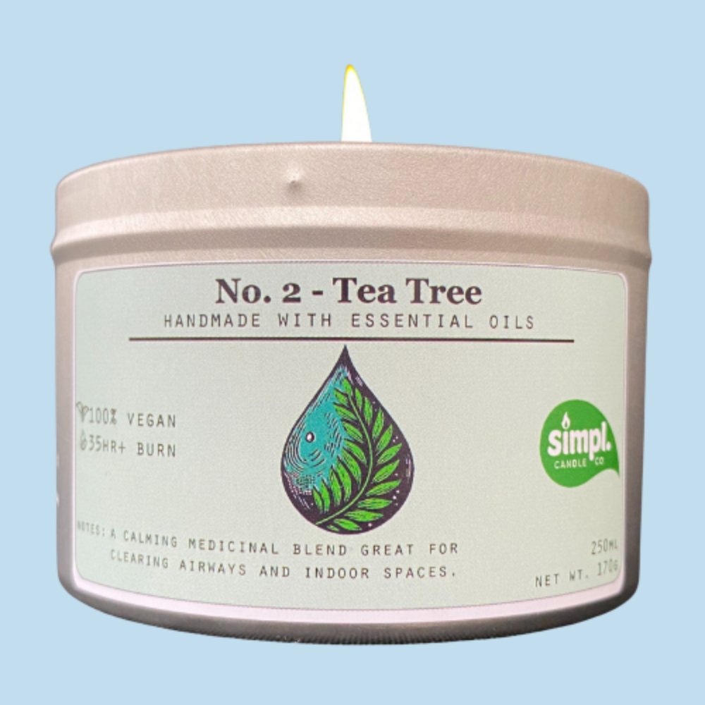 Tea Tree Candle | Natural Scented Candles | Simpl Candle – Simpl Candle ...